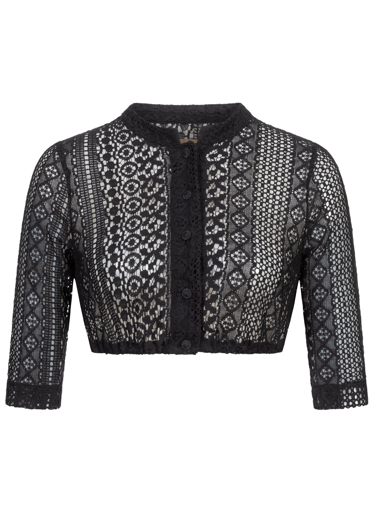 Schone Dirndlbluse Schwarz 3 4 Arm Bild